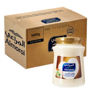 Buy Almarai Spreadable Cheddar Cheese Jar Gold 4 Online at Best Price ...